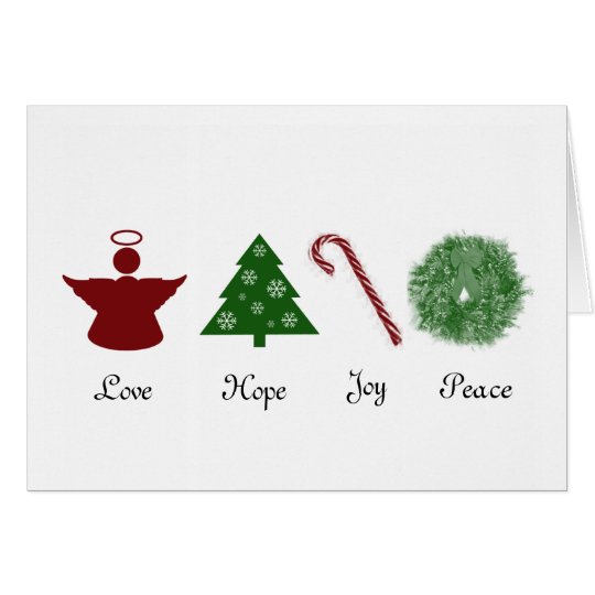 Love Hope Joy Peace Christmas Card | Zazzle.com