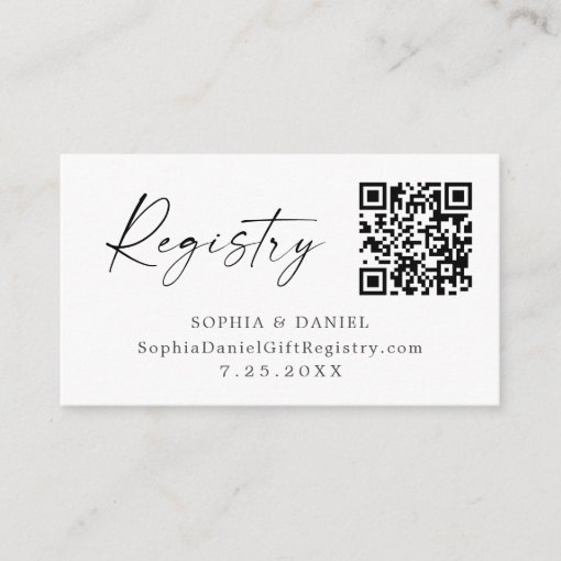 Love In Bloom Bridal Shower Gift Registry Card | Zazzle