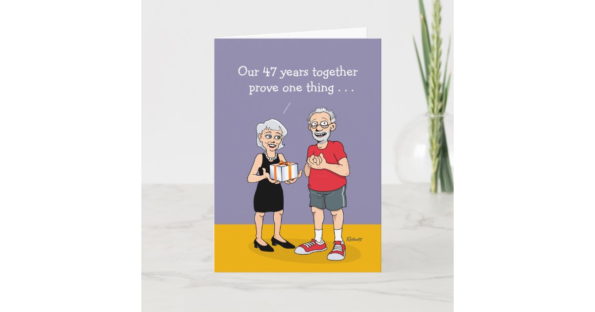 Love Is 47th Wedding Anniversary Card | Zazzle