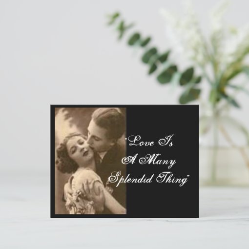 "Love Is A Many Splendid Thing" Postcard | Zazzle