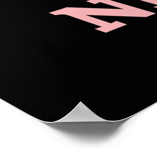 Love Is- Black and Pink Inspirational Quote Poster | Zazzle