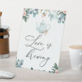 Love is Brewing Time for Tea Sign | Zazzle