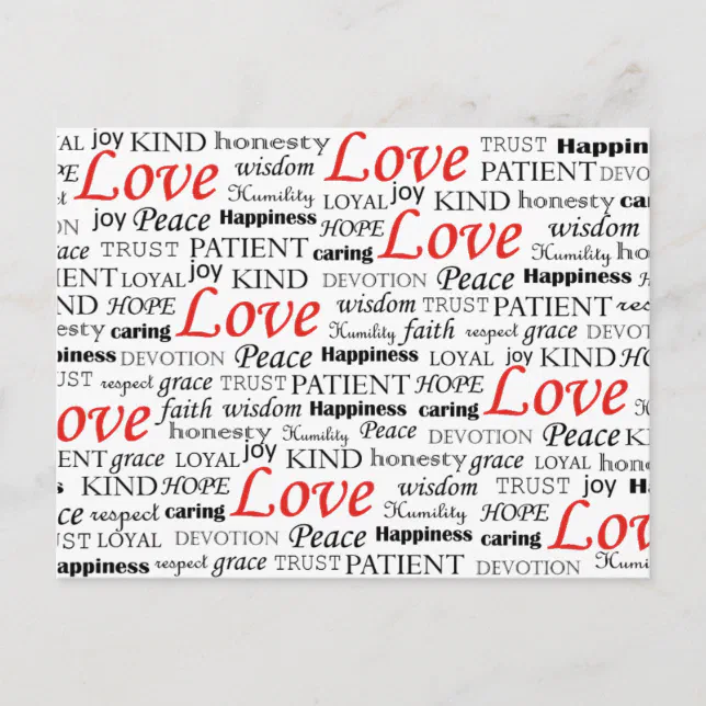 Love is Everything Postcard | Zazzle