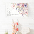 Love Is In Bloom Bridal Shower Welcome Sign | Zazzle