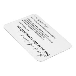 Love is Infectious Covid19 Wedding Postponement Magnet | Zazzle