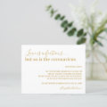 Love is Infectious Gold Wedding Postponement Announcement Postcard | Zazzle