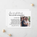 Love is Infectious Photo Change the Date Wedding Announcement | Zazzle