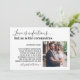Love is Infectious Photo Change the Date Wedding Announcement | Zazzle