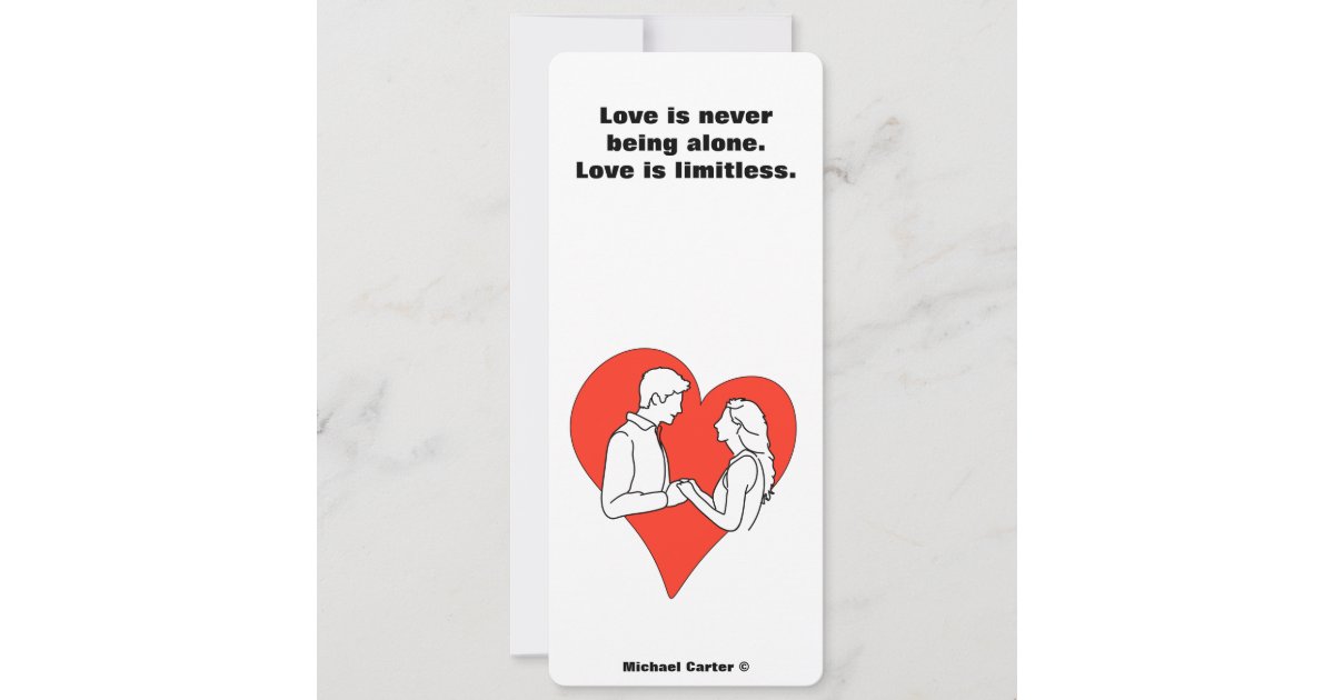 Love is limitless invitation | Zazzle