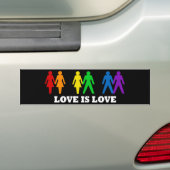 Love is Love Bumper Sticker | Zazzle