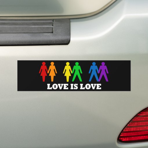 Love is Love Bumper Sticker | Zazzle