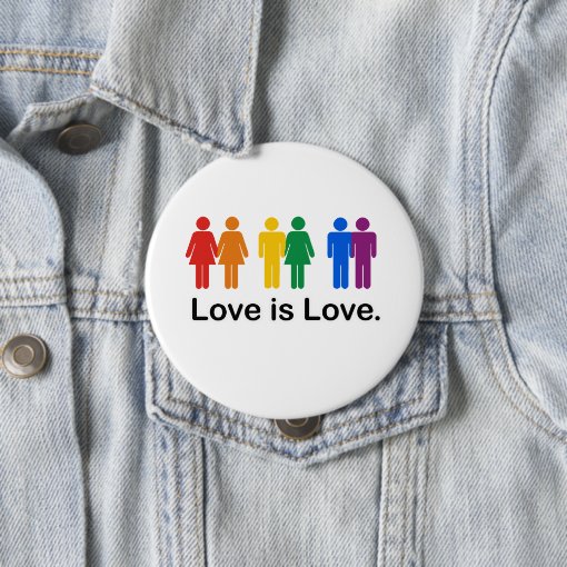 Love is Love Button | Zazzle
