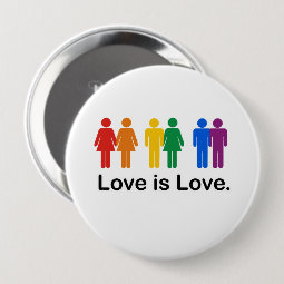 Love is Love Button | Zazzle