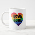 Love is Love Giant Coffee Mug | Zazzle