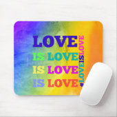 Love is Love is Love Mouse Pad | Zazzle