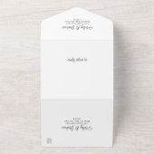 Love is Patient Elopement Reception Photo QR Code All In One Invitation ...