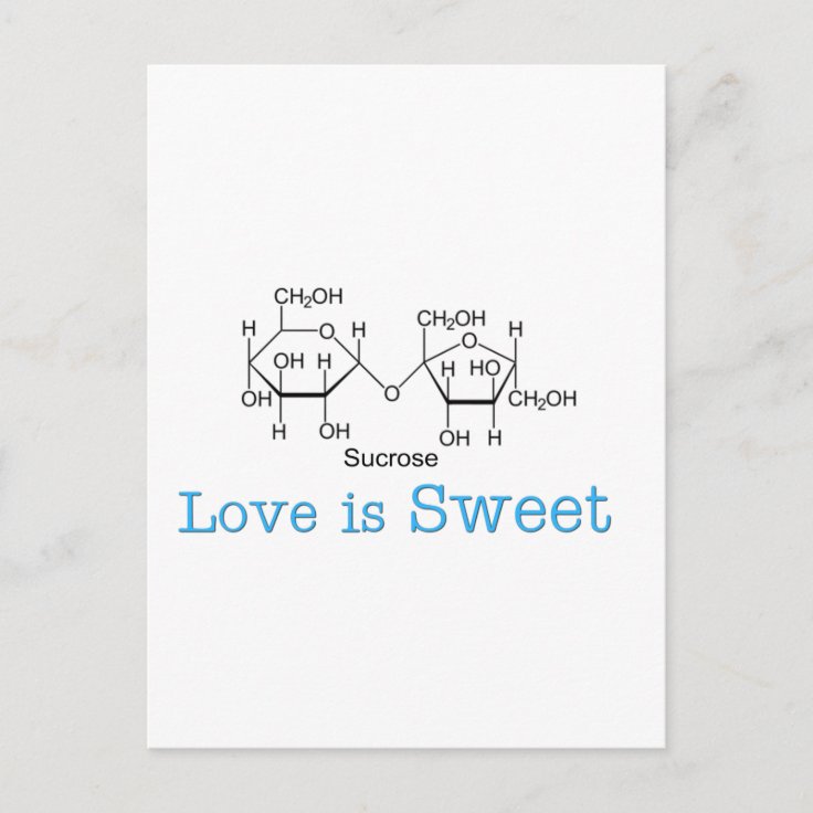 Love is Sweet Postcard | Zazzle