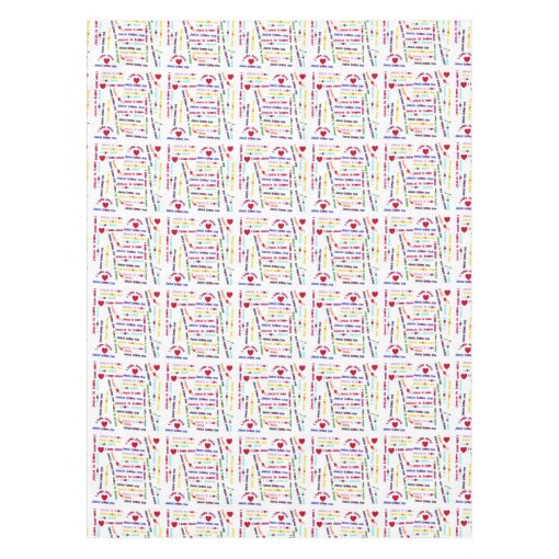 Love Jesus Tablecloth | Zazzle