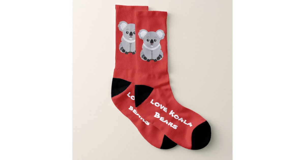 Love Koala Bears Socks | Zazzle.com