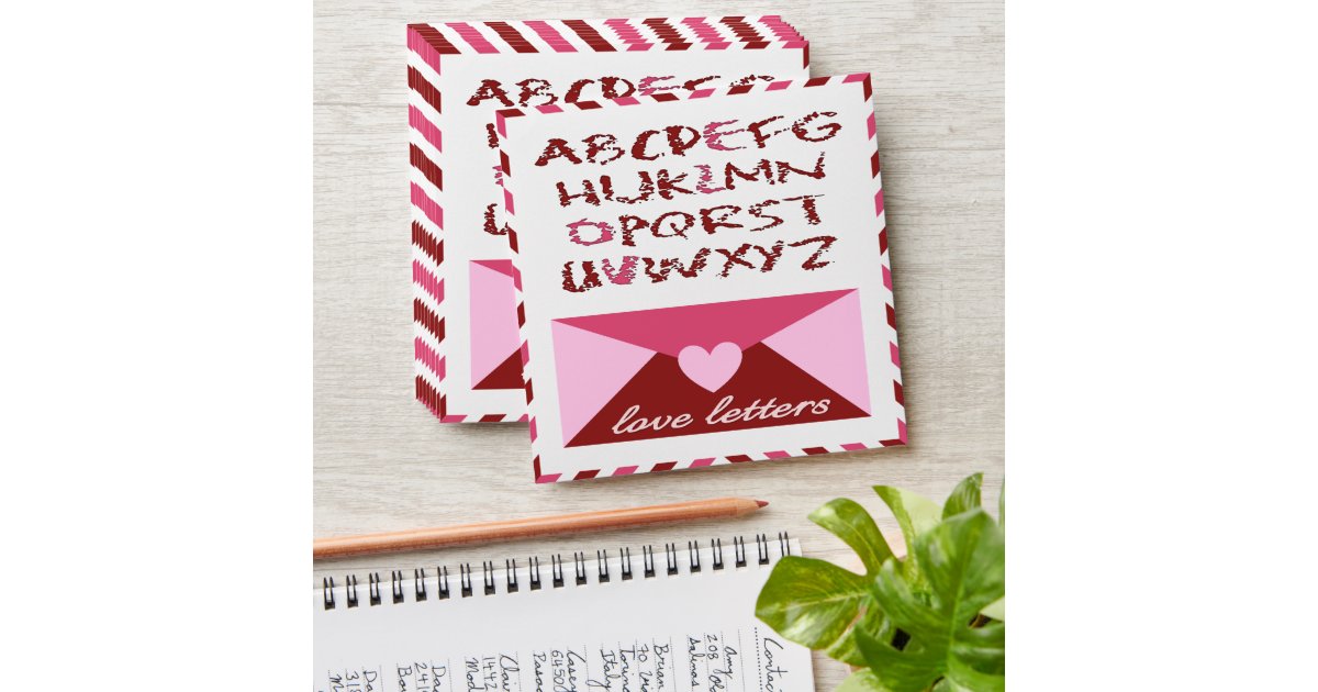 Love Letters Envelope | Zazzle