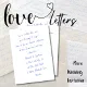 Love Letters MICRO WEDDING Handwritten Ink Look Invitation | Zazzle