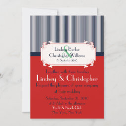 Love Letters Nautical Wedding Invitations | Zazzle
