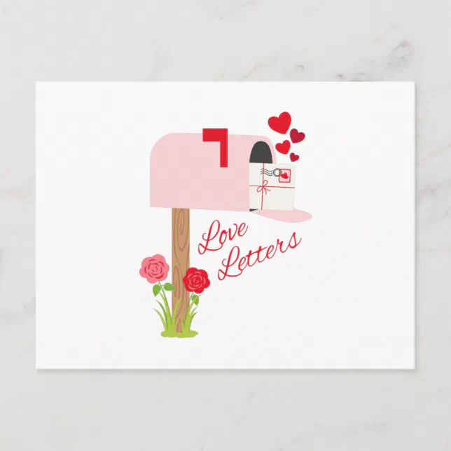 Love Letters Postcard | Zazzle