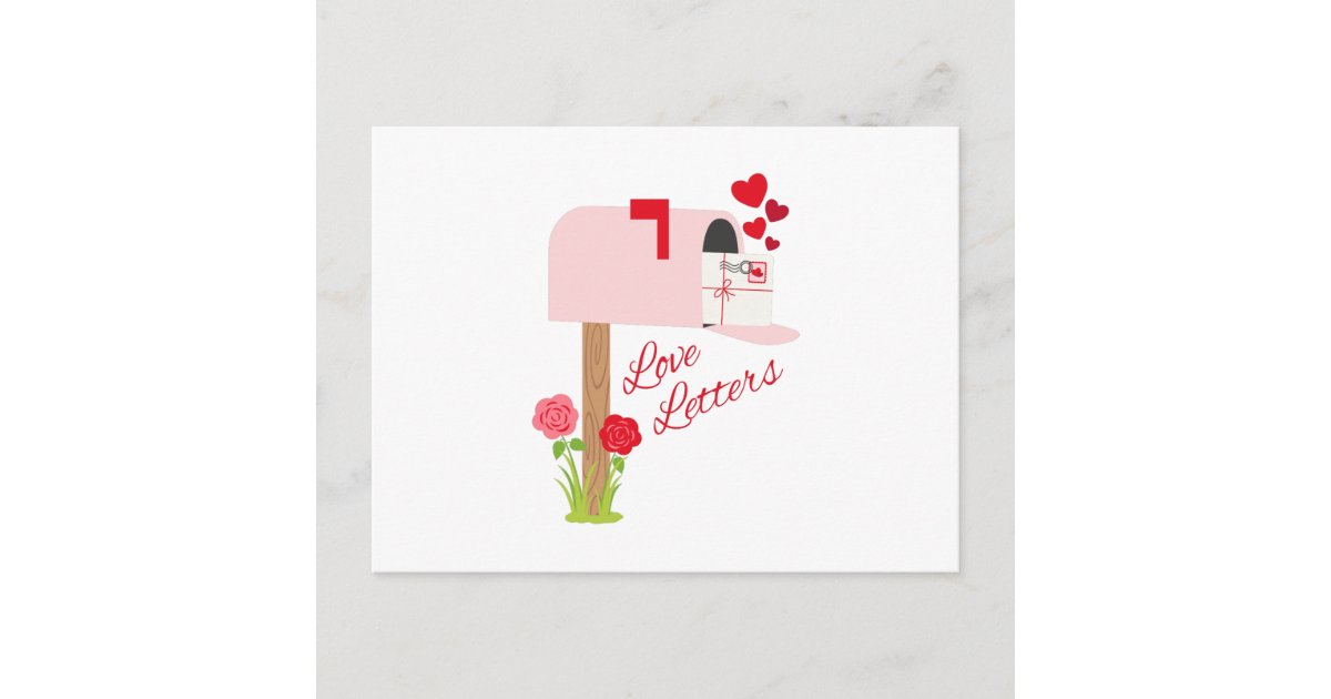 Love Letters Postcard | Zazzle