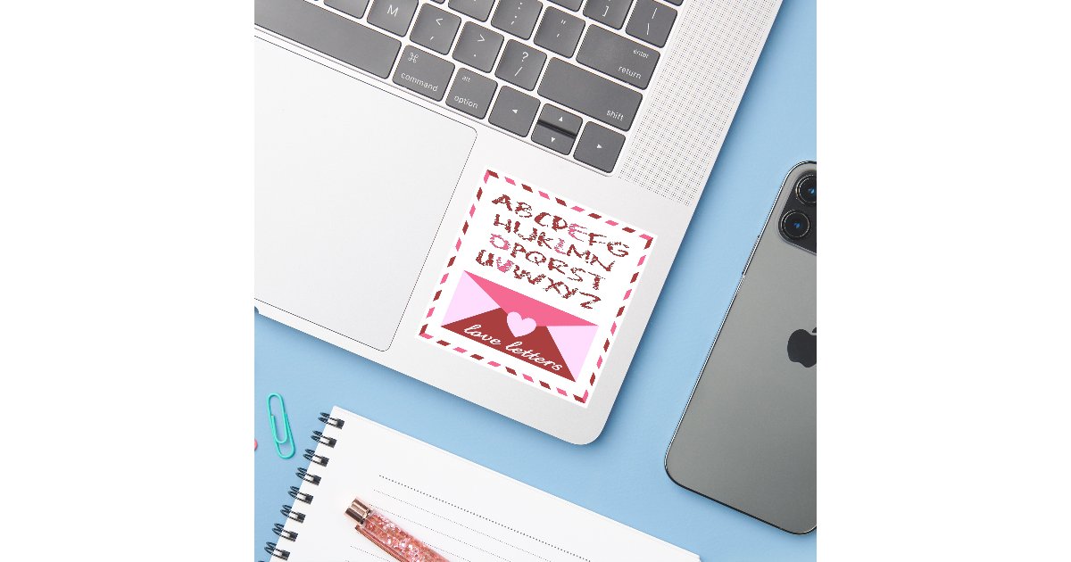 Love Letters Sticker | Zazzle