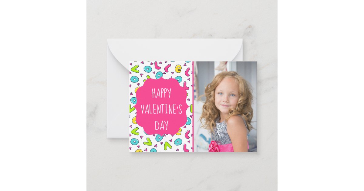 Love Letters Valentine's Day Custom Photo Cards | Zazzle