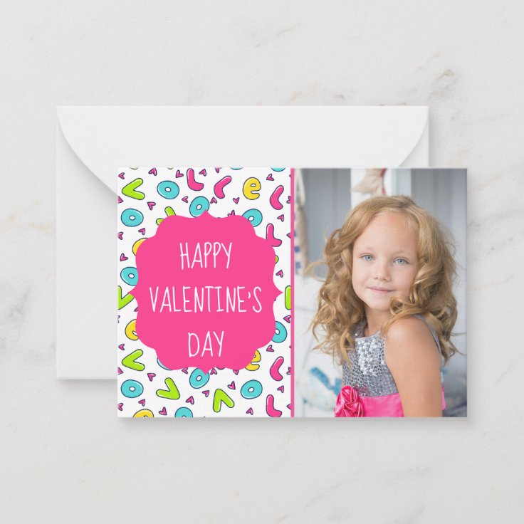 Love Letters Valentine's Day Custom Photo Cards | Zazzle