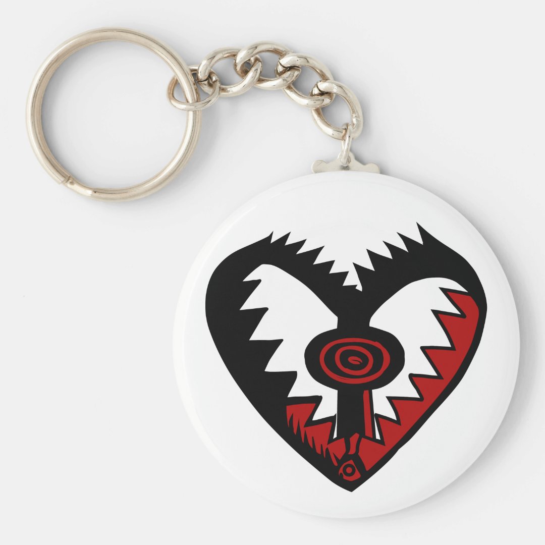 Love like a bear trap keychain | Zazzle
