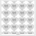 Love Lioness Locket (sheet) contour stickers | Zazzle