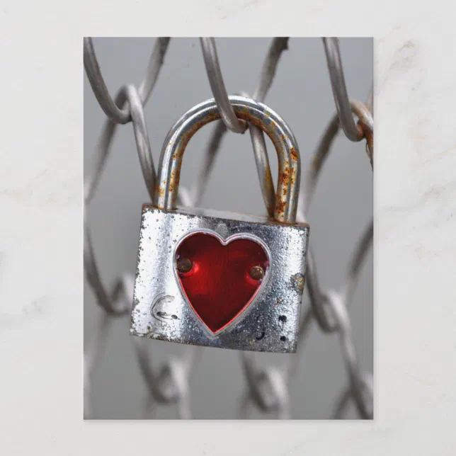 Love Lock postcard | Zazzle