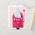 Love Note Postbox Postcard | Zazzle