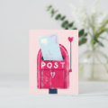 Love Note Postbox Postcard | Zazzle