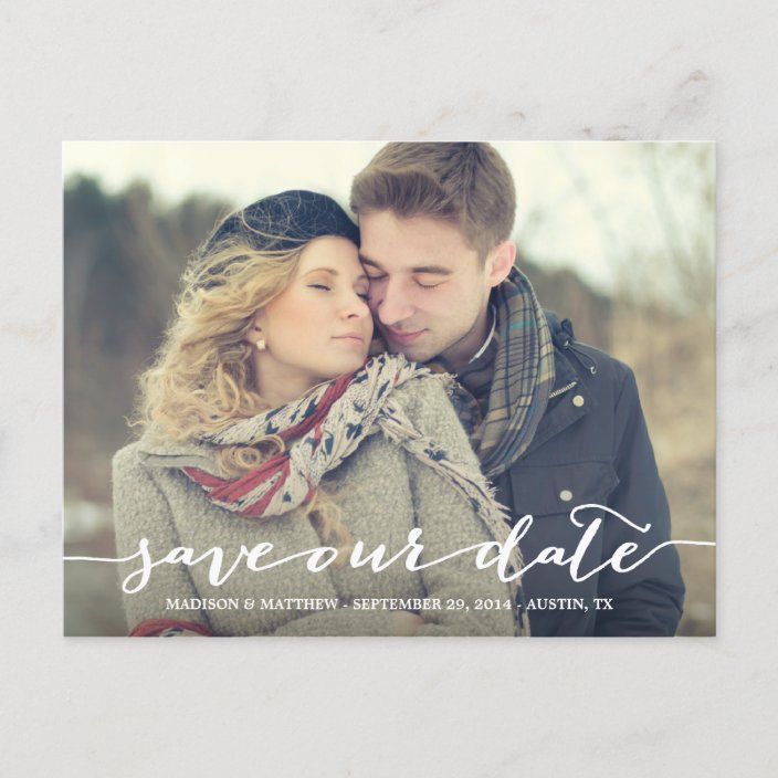 Love Note | Save the Date Postcard | Zazzle.com