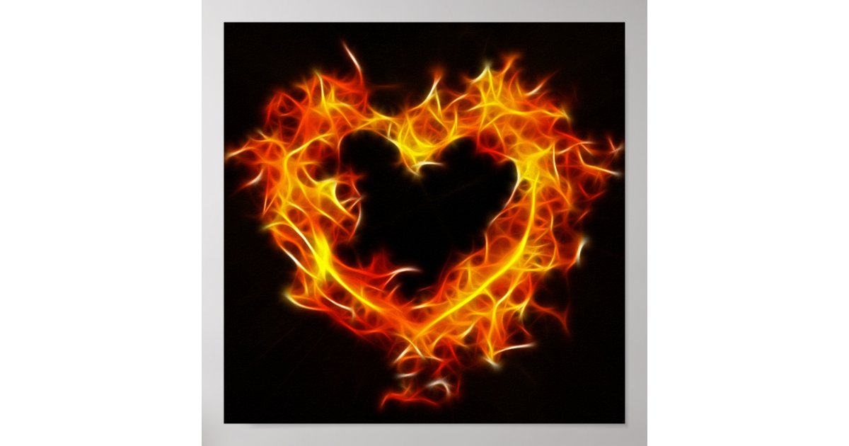 Love of Fire Poster | Zazzle