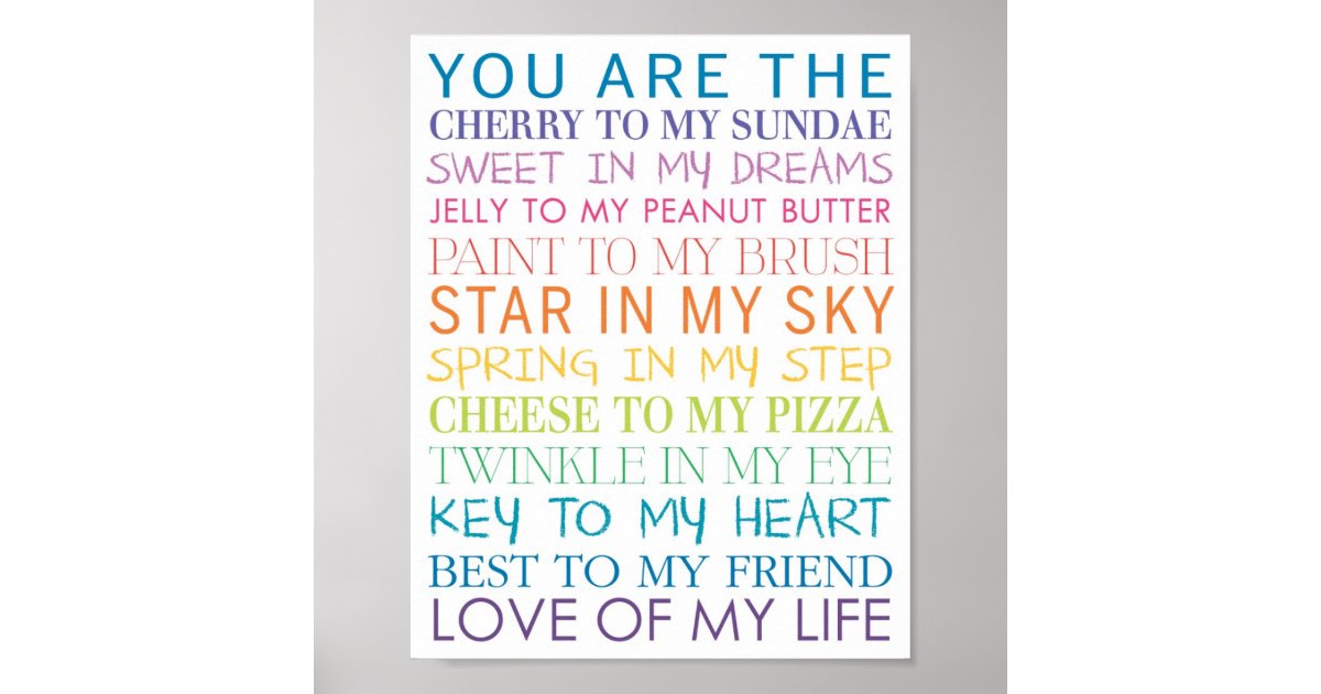 Love of my Life Poster Print | Zazzle
