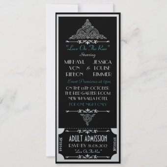"Love On The Run" a runaway wedding Invitation | Zazzle