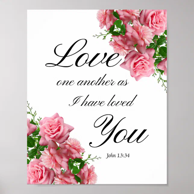 Love One Another Poster | Zazzle