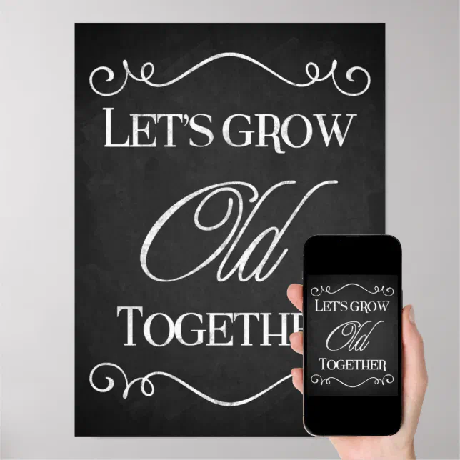 Love quote art chalkboard art print Valentine's da | Zazzle