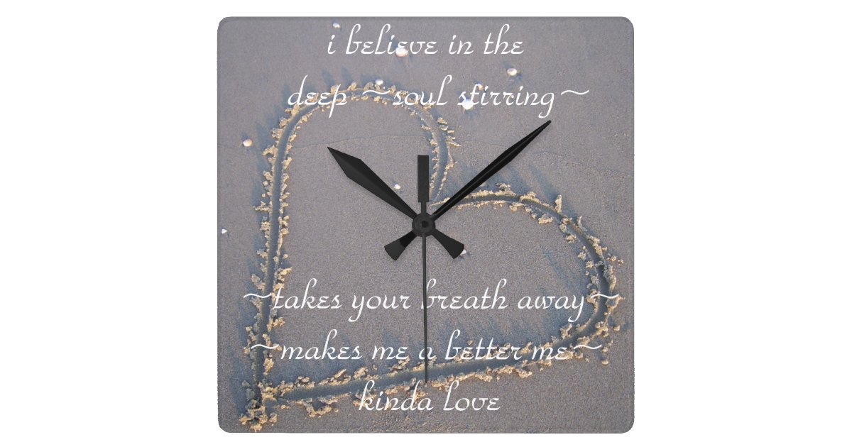 Love Quote Wall Clock | Zazzle.com