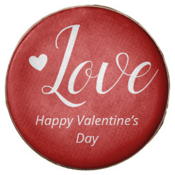 Love Red Happy Valentine’s Day Chocolate Covered Oreo | Zazzle