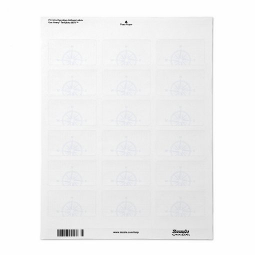 Love Sets Sail Nautical Themed | Blank Address Label | Zazzle