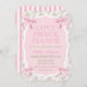 Love Shack Fiance Pink Bow Coquette Bridal Shower Invitation | Zazzle