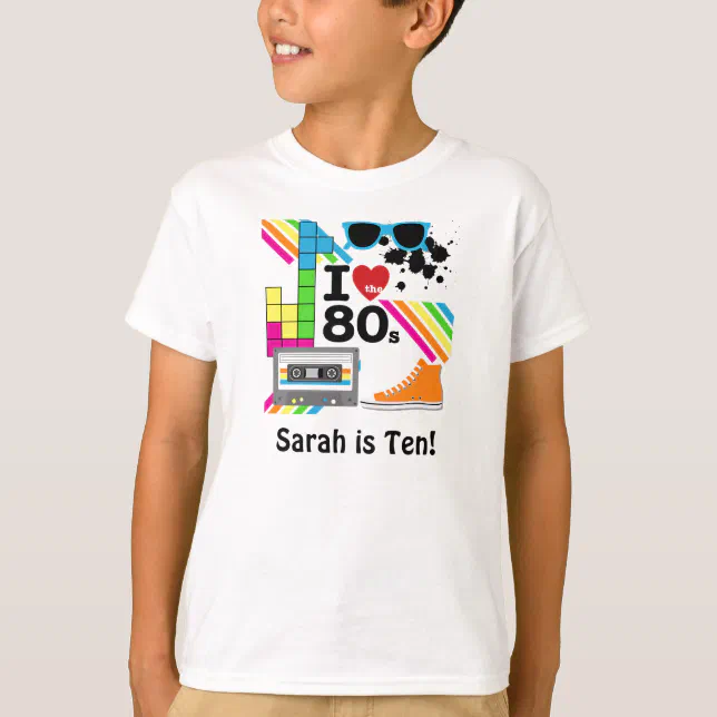 Love the 80s Customized T-shirt | Zazzle