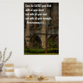 Love the LORD, your God Poster | Zazzle