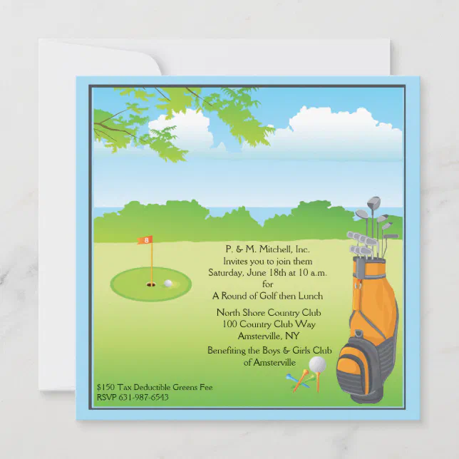Love to Golf Invitation | Zazzle