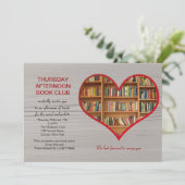 Love to Read Book Club Invitation | Zazzle